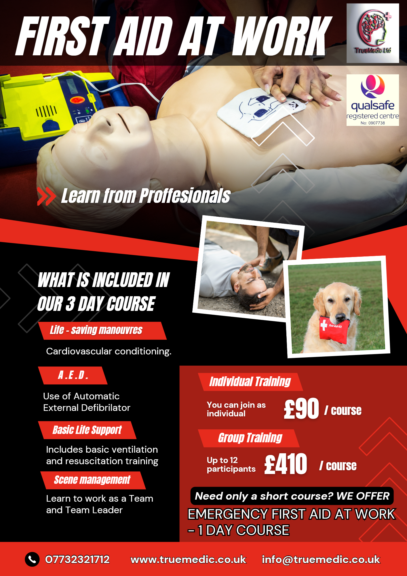 First Aid Courses Essex | First Aid Training | TrueMedic
